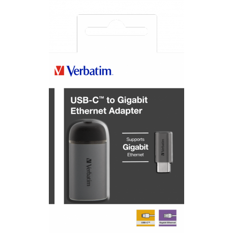 Verbatim USB-C to RJ45 Ethernet Adapter 49146- DEMO
